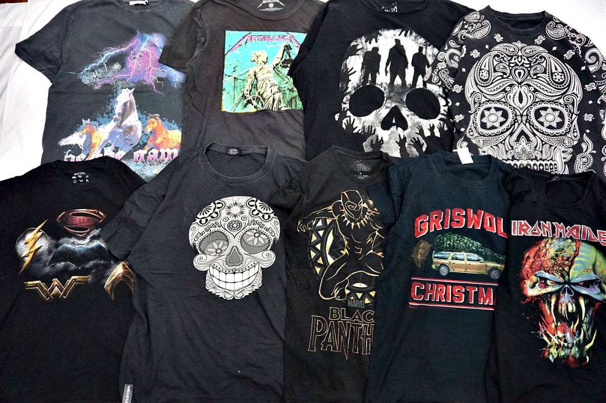 Yahoo!オークション - H032 まとめ売り バンT バンドT 映画 音楽 ミュ...