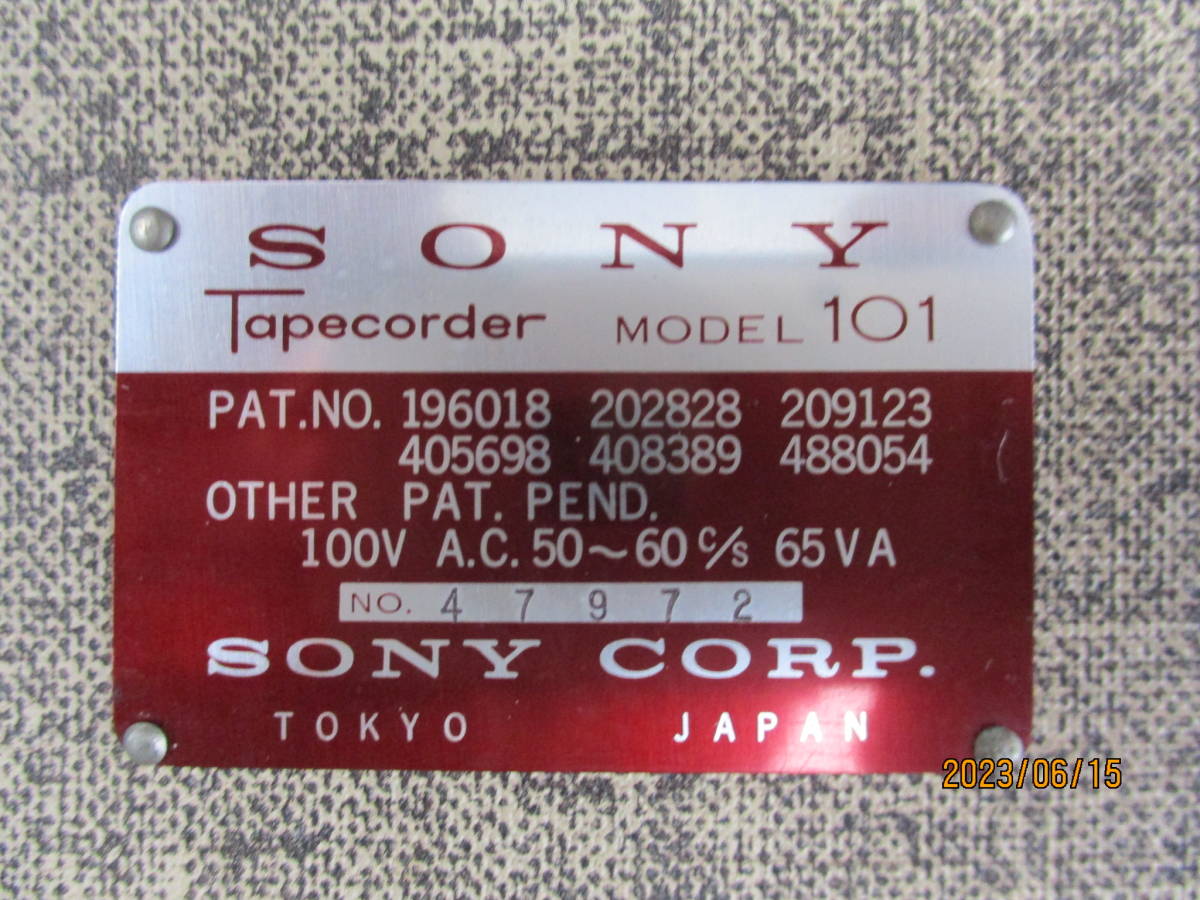 Yahoo!オークション - SONYトランジスタ式テープコーダー TC-101