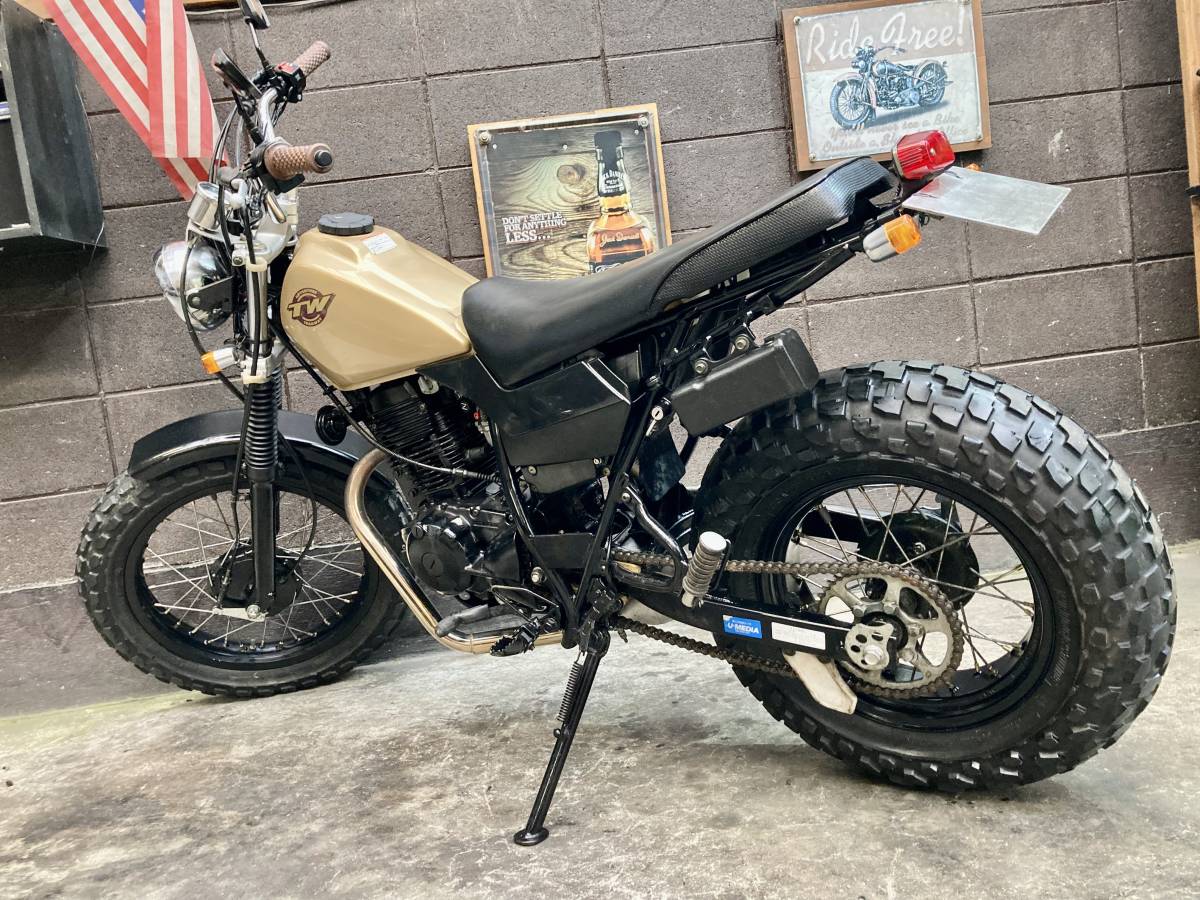 Yahoo!オークション - YAMAHA TW200 1型 （B）整備済み 動画あり ノー...