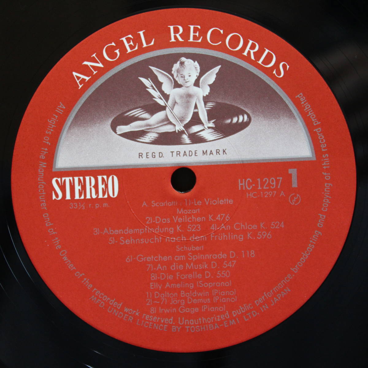 Yahoo!オークション - D274/LP美盤1枚/アメリンク/モーツァルト すみれ...