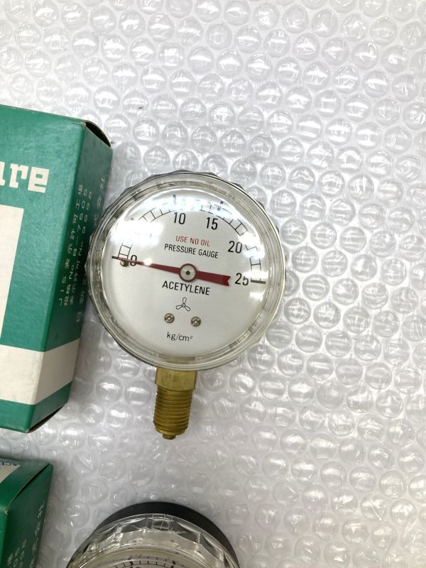 代購代標第一品牌－樂淘letao－16【K620】 ジャンク品 4個セット Pressure Gauge NISSHIN 圧力計 日新
