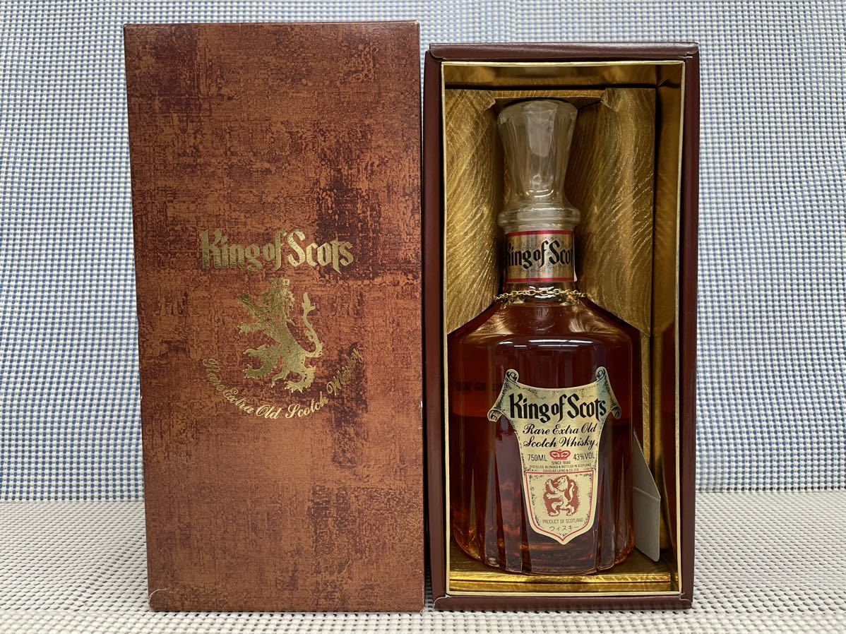 Yahoo!オークション - ウイスキー King of scots RARE Extra Old キン...