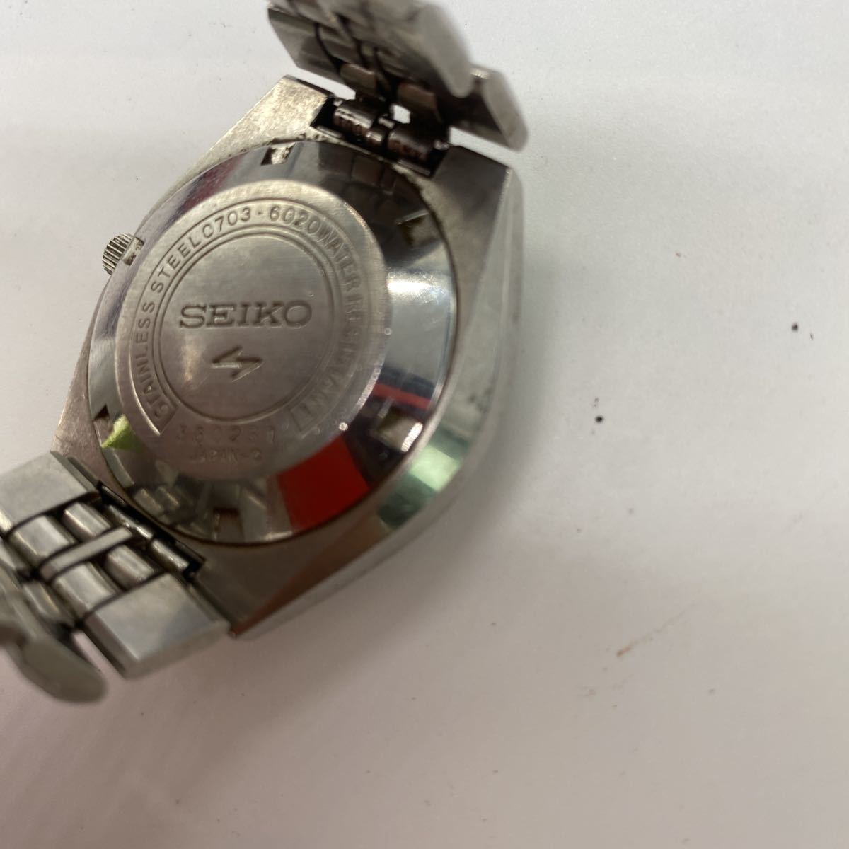 Yahoo!オークション - 2306-H SEIKO セイコー 0703-6020 メンズ腕時計 ...
