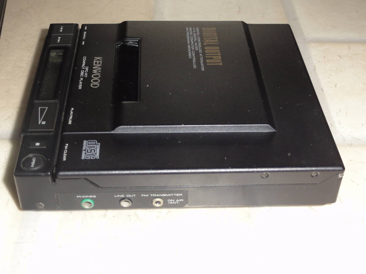 KENWOOD PORTABLE COMPACT DISC PLAYER DPC-R7: Real Yahoo auction salling