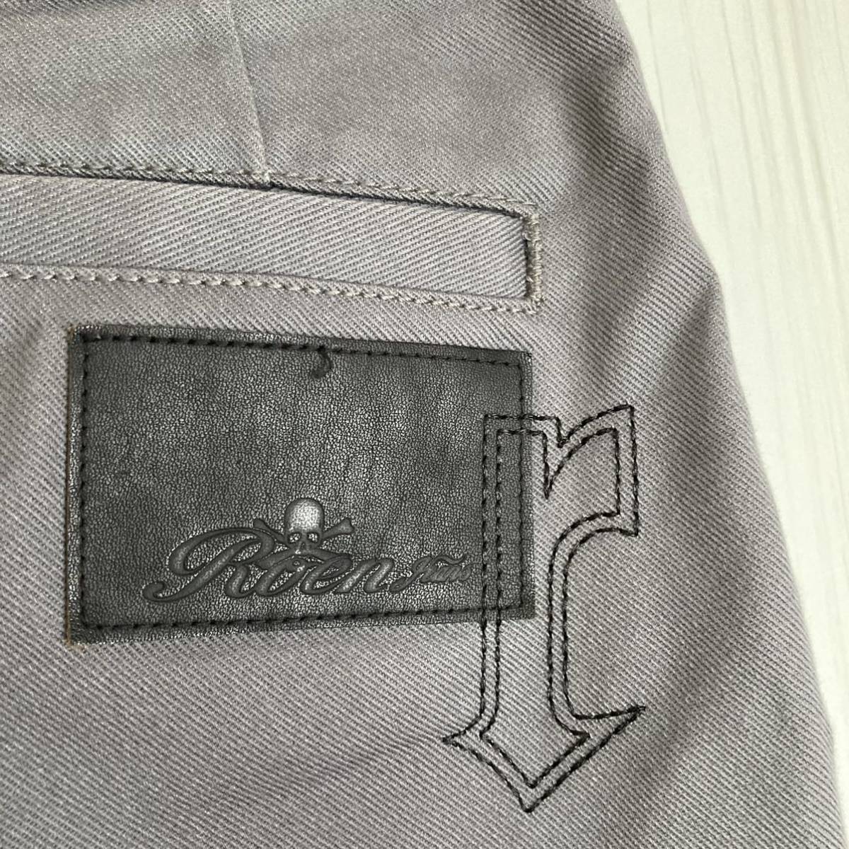 ヤフオク! - ROEN ロエン ワークパンツ W33 日本製 グレー ス...