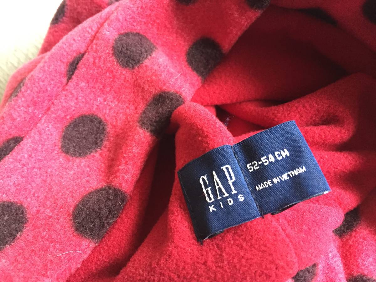 Yahoo!オークション - GAP KIDS ギャップ 水玉の可愛いフリースニッ...