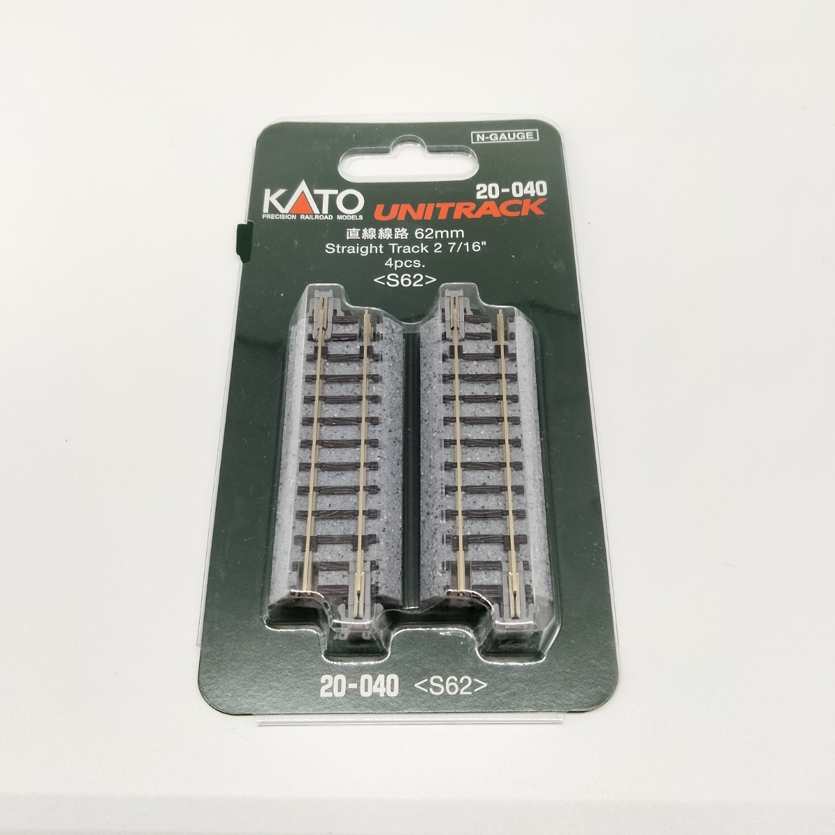 代購代標第一品牌－樂淘letao－KATO 20-040 UNITRACK ユニトラック 直線線路62mm