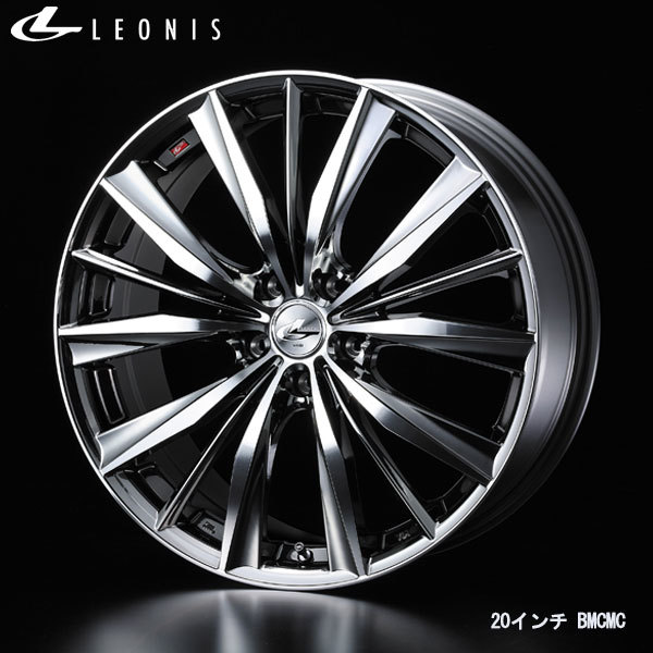 Yahoo!オークション - WEDS レオニスVX 20x8.5J+45 5H/114 BMCMC/ブラ...