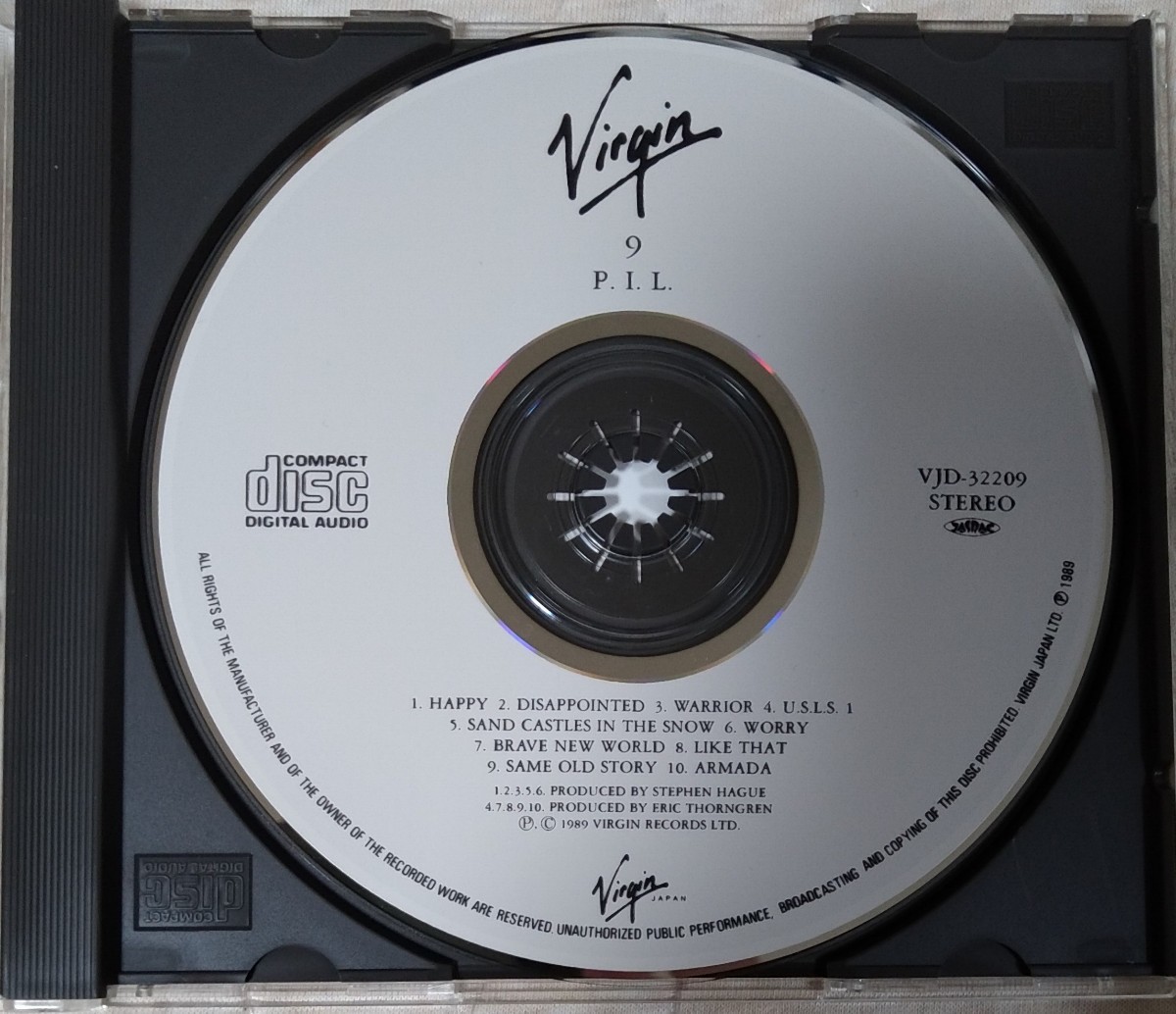 Yahoo!オークション - PUBLIC IMAGE LTD 9 廃盤国内盤中古CD P.I.L. パ...