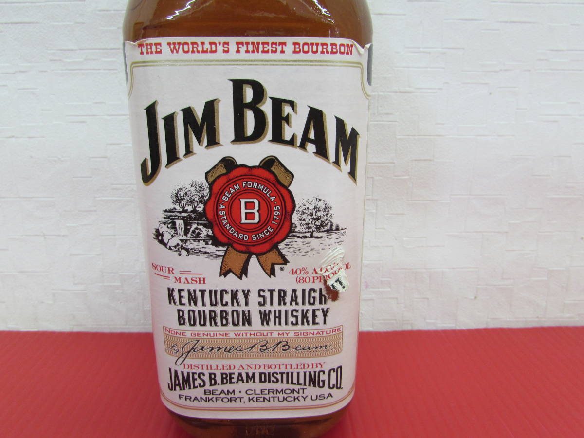 未開栓 JIM BEAM ジムビーム ホワイトラベル バーボンウイスキー 700ml 40% お酒(バーボン)｜売買されたオークション情報、yahooの商品情報をアーカイブ公開 ...