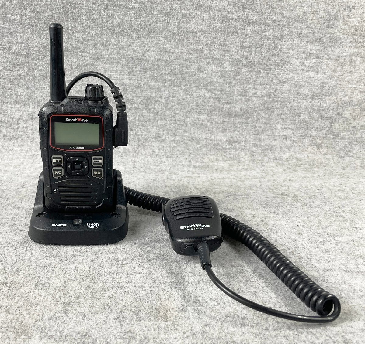 M スマートウェーブ Smart Wave /IP無線機/GPS位置管理システム/Smart Wave SK-2000/5台セット/スピーカーマイク付/充電器5台付/通電のみ(ハンディ)｜売買 ...