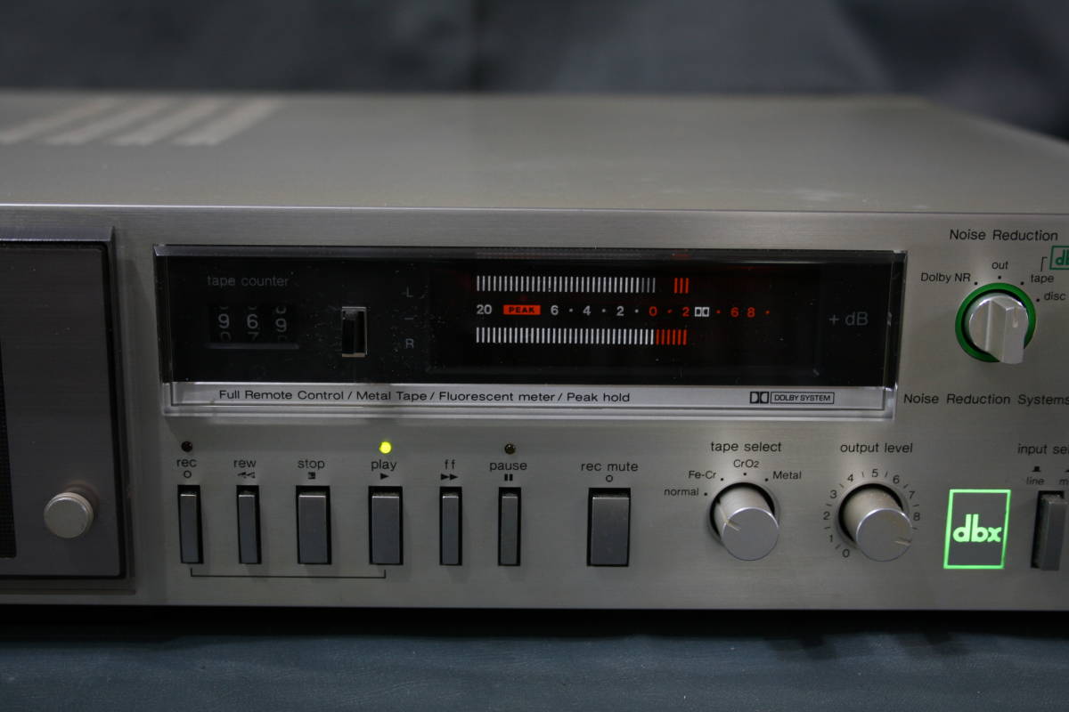 Yahoo オークション Technics Dd Dbxカセットデッキrs M270x修理品
