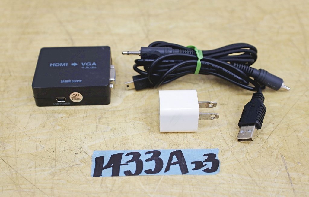1433A23 SANWA サンワサプライ HDMI信号VGA変換コンバーター VGA-CVHD1(コンバーター)｜売買されたオークション情報、yahooの商品情報をアーカイブ公開 ...