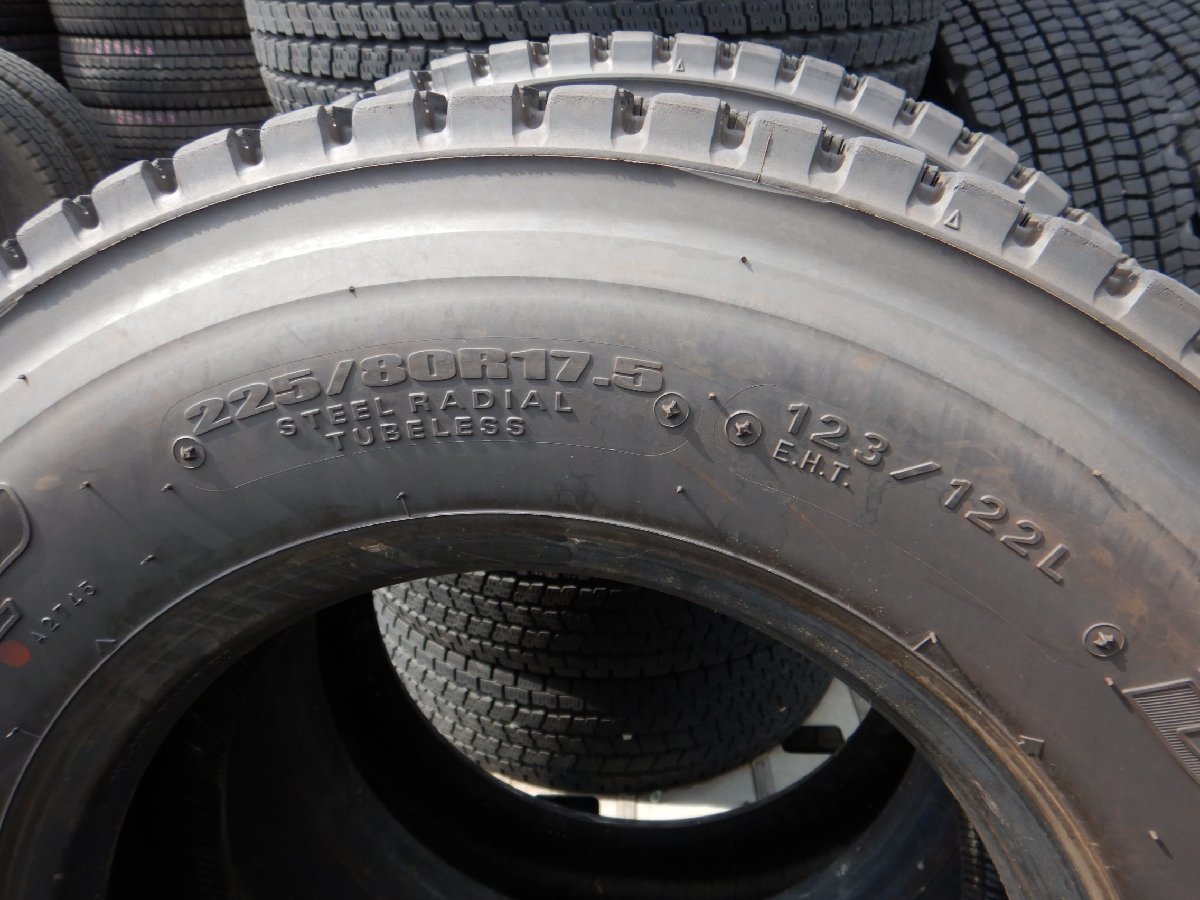 Yahoo!オークション - 4本価格 パT7602 225/80R17.5 123/122L LT DUNLO...