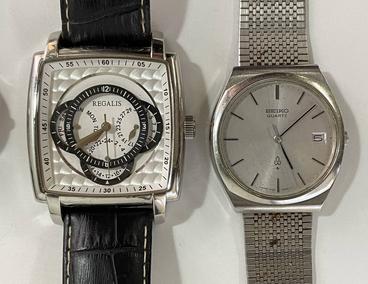 ヴィンテージ 腕時計 5台まとめて SEIKO QUARTZ 4122-8000/louis feraud/REGALIS RG1020/他 ジャンク品(その他)｜売買されたオークション情報 ...