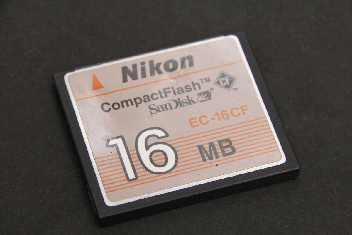 Yahoo!オークション - 16MB CFカード ニコン Nikon コンパクトフラッシ...