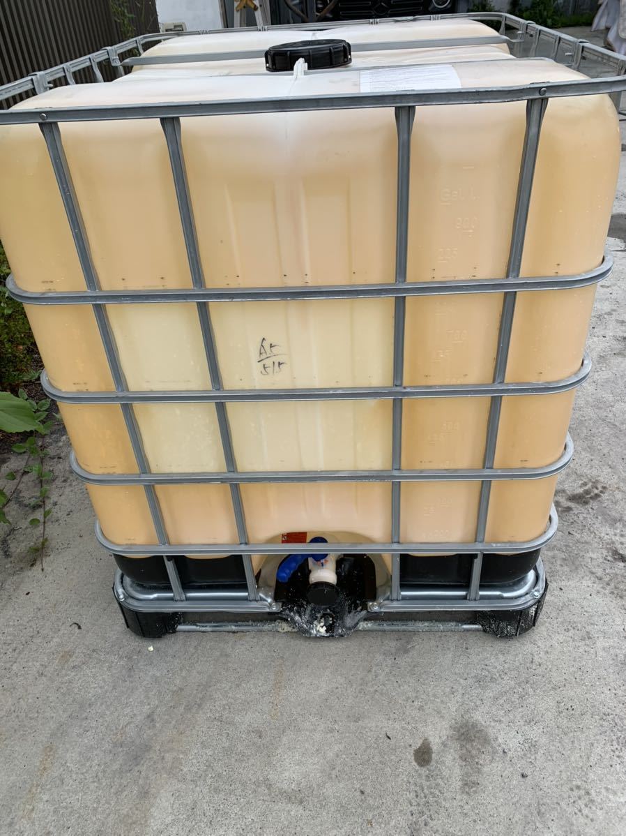 大型貯水タンク 1000L 1t 1個 IBCコンテナ 雨水 液体 バルクコンテナ プラスチック ポリタンク(農業資材)｜売買されたオークション情報、yahooの商品情報をアーカイブ公開 ...