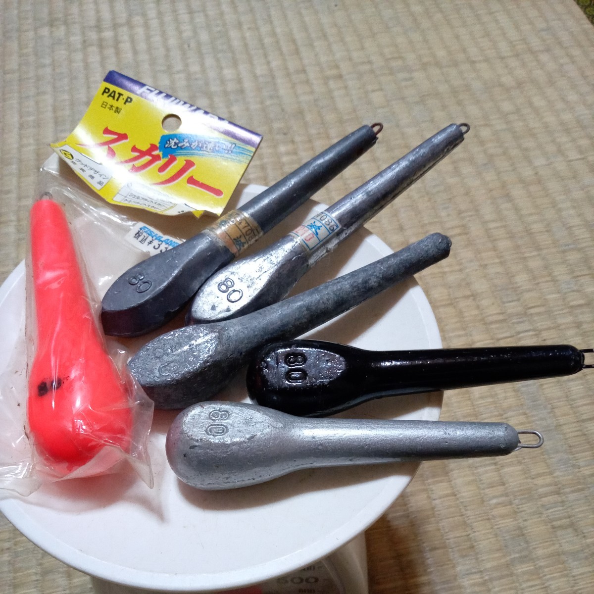 Yahoo!オークション - 京山型 オモリ スカリー 80号 1.7kg 船 ボート ...