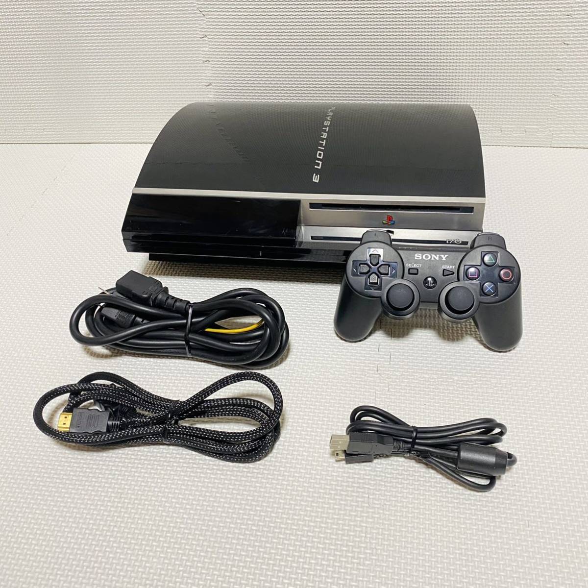 Yahoo!オークション - 1円 PS3 CECHL00 80GB FW 4.90 ブラック SONY PS...