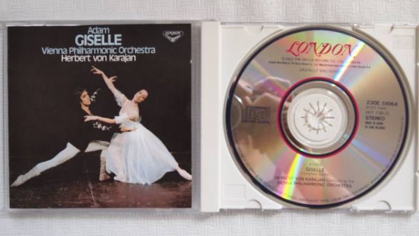 Yahoo!オークション - 【旧品番】カラヤン＆VPO「アダン ジゼル全曲」1...