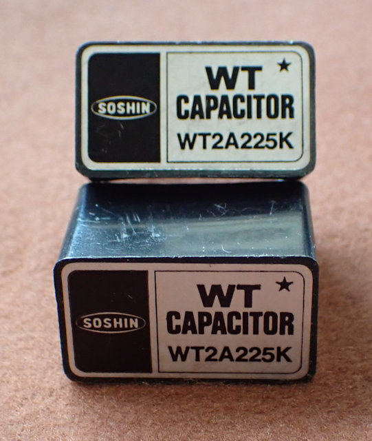 日本代購代標第一品牌【樂淘letao】－値下げ 661：未使用 双信 WT2A225K 2．2μF 10％ フィルムコンデンサー 2本セットで
