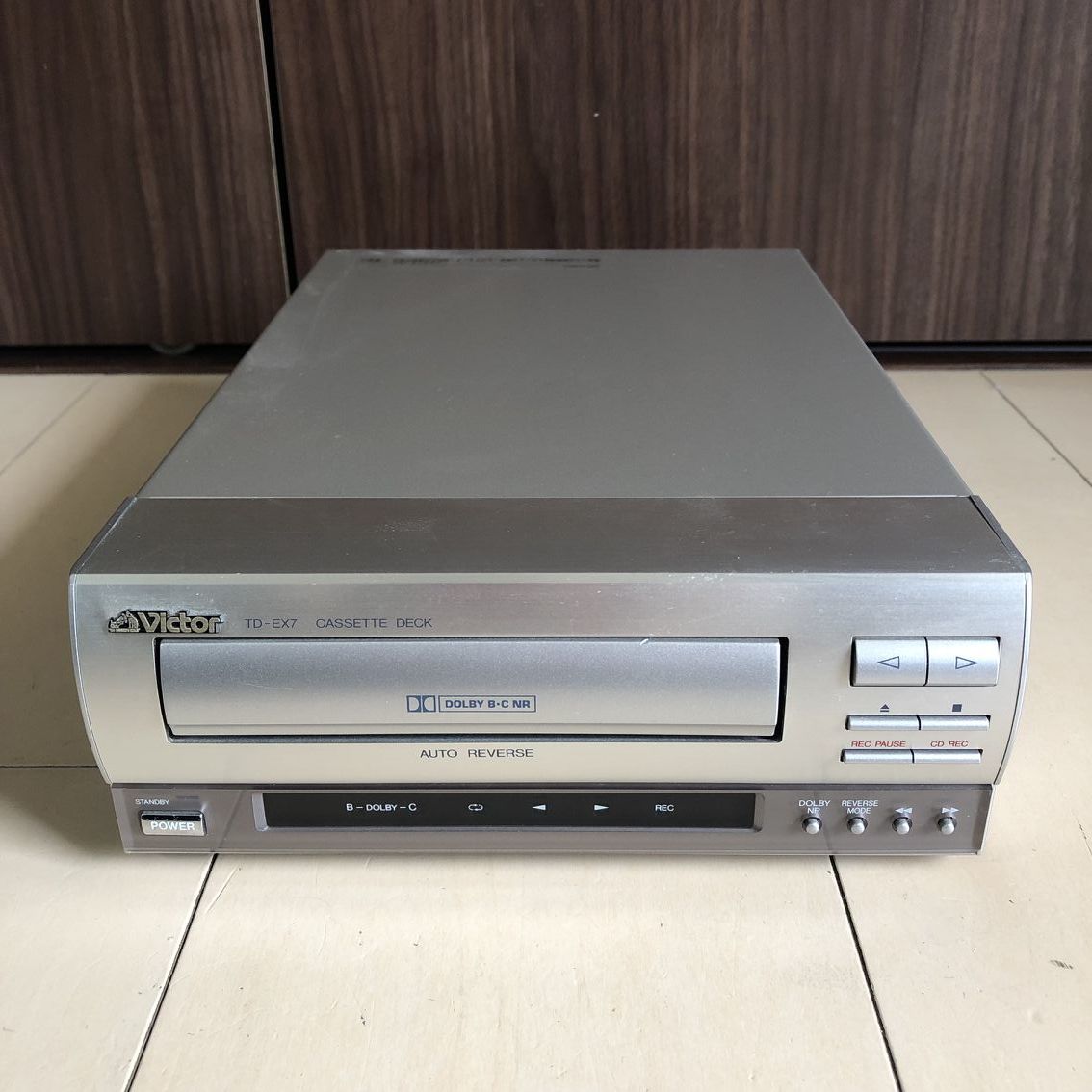 Yahoo!オークション - Victor ビクター TD-EX7 カセットデッキ 通電確...