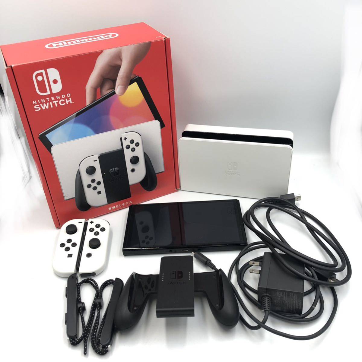 代購代標第一品牌－樂淘letao－6.27AH-D5★美品 ニンテンドースイッチ 有機ELモデル★Nintendo Switch/任天堂/ホワイト/ゲーム機/EA8 EB5