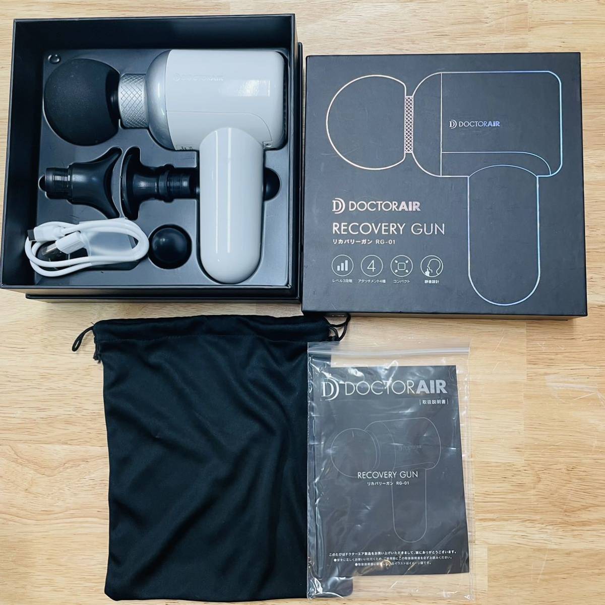 DOCTORAIR ドクターエアー RECOVERY GUN リカバリーガン RG-01 NN3809(ハンディマッサージャー)｜売買されたオークション情報、yahooの商品情報をアーカイブ ...