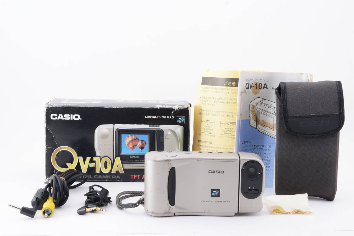 Yahoo!オークション - 元箱付き CASIO カシオ QV-10A 液晶 コンパクト...