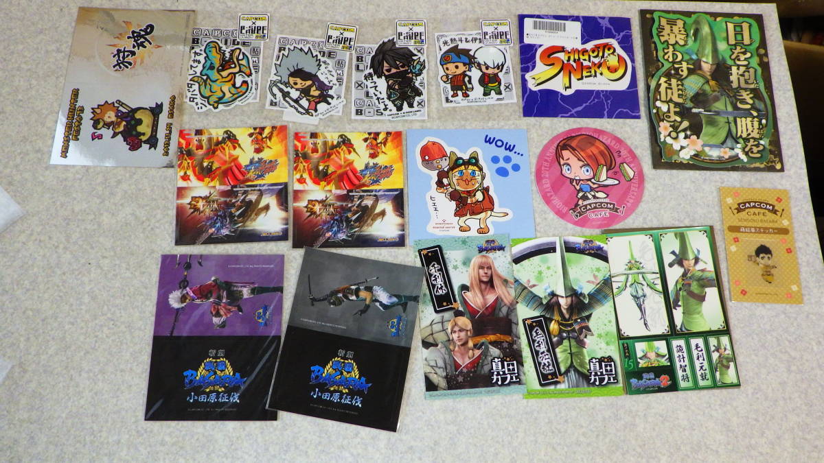 Yahoo!オークション - F083 カプコン CAPCOM グッズまとめて 戦国BASAR...