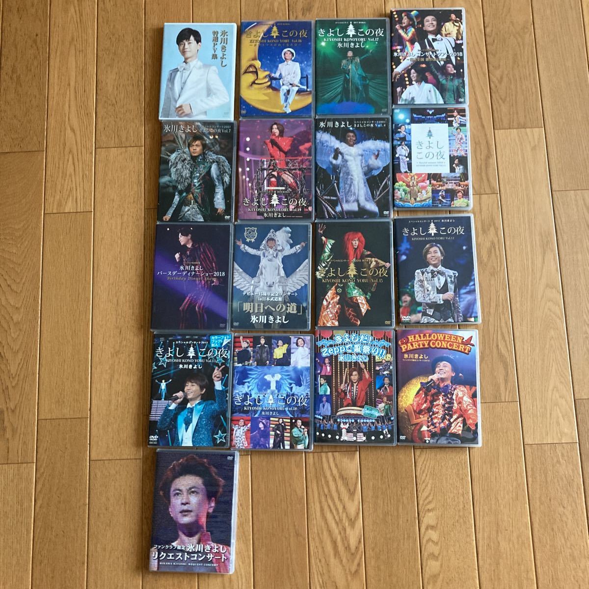 Yahoo!オークション - 氷川きよし DVD 17枚セット きよしこの夜 歌詞カ...