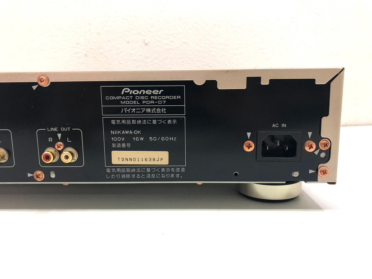 237-106 Pioneer パイオニア コンパクトディスクレコーダー PDR-D7(パイオニア)｜売買されたオークション情報、yahooの商品情報をアーカイブ公開 - オークファン ...
