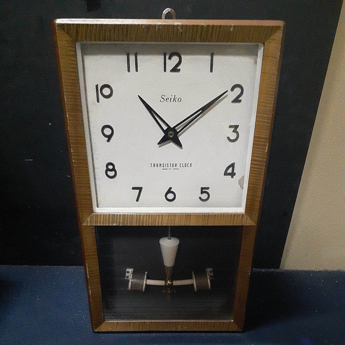 Yahoo!オークション - アンティーク Seiko セイコー 掛時計 振り子時計...