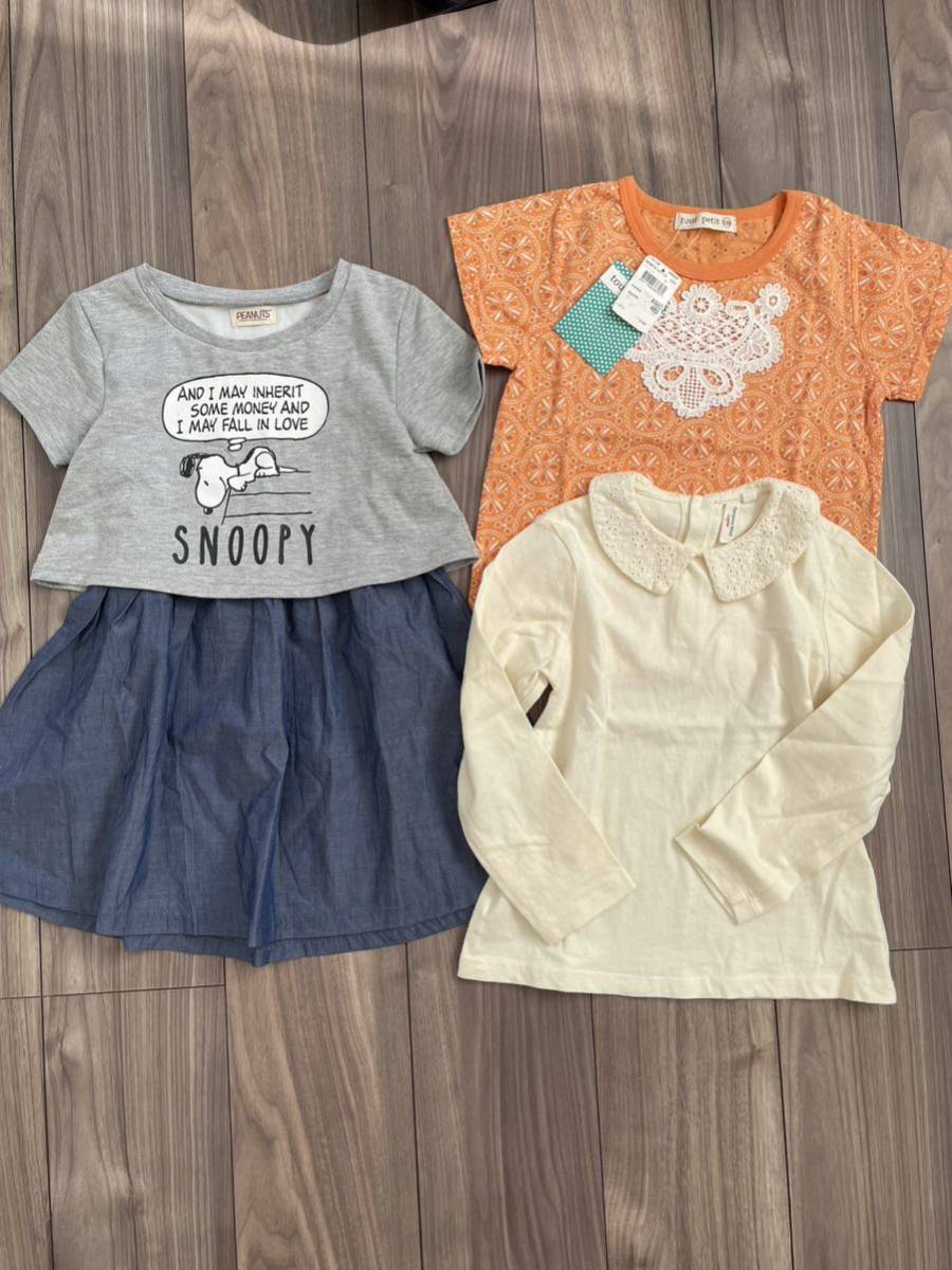 Yahoo!オークション - 夏服 女の子 120 3点 SM2 tout petit peanuts