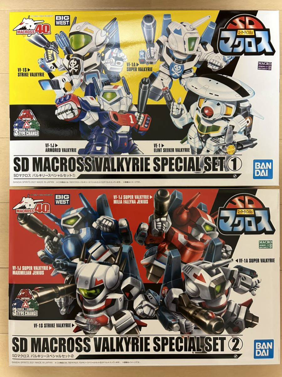 Yahoo!オークション - 未組立新品 SDマクロス バルキリースペシャルセ...