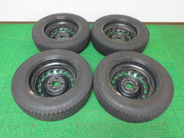 Yahoo!オークション - D177155/80R14 88/86 超溝高 8~9分山 スタッドレ...