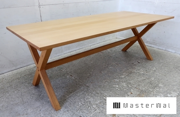 P666 展示品 アカセ木工 MasterWal/マスターウォール ホワイトオーク材 BRONX DINING TABLE/ブロンクスダイニングテーブル 廃版品(その他)｜売買された ...