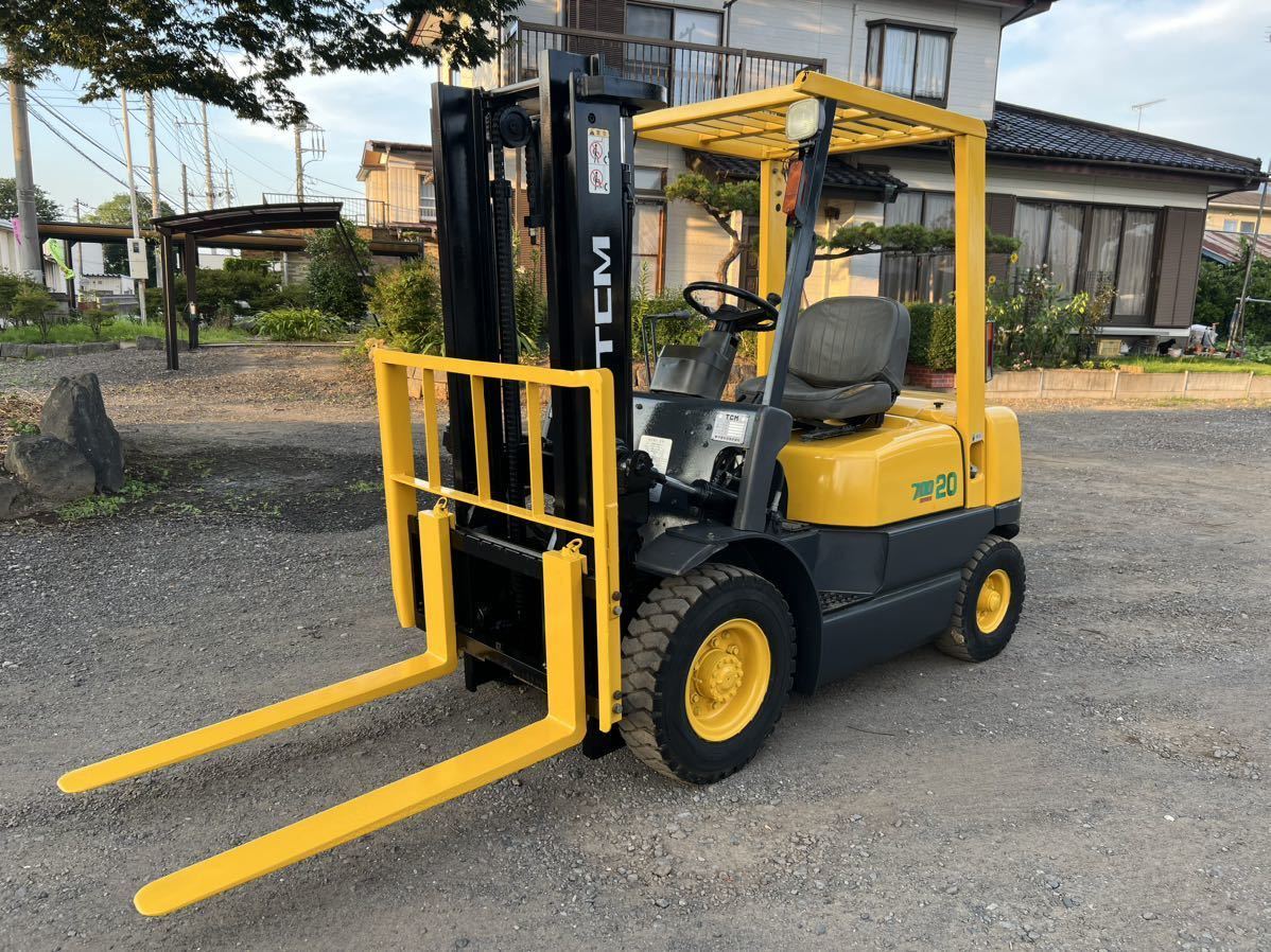 代購代標第一品牌－樂淘letao－★ TCM フォークリフト★ FD20Z-5 2t クラス ★マニュアル ★ディーセル★ 712時間 ★パワステ付★茨城県からの出品です★