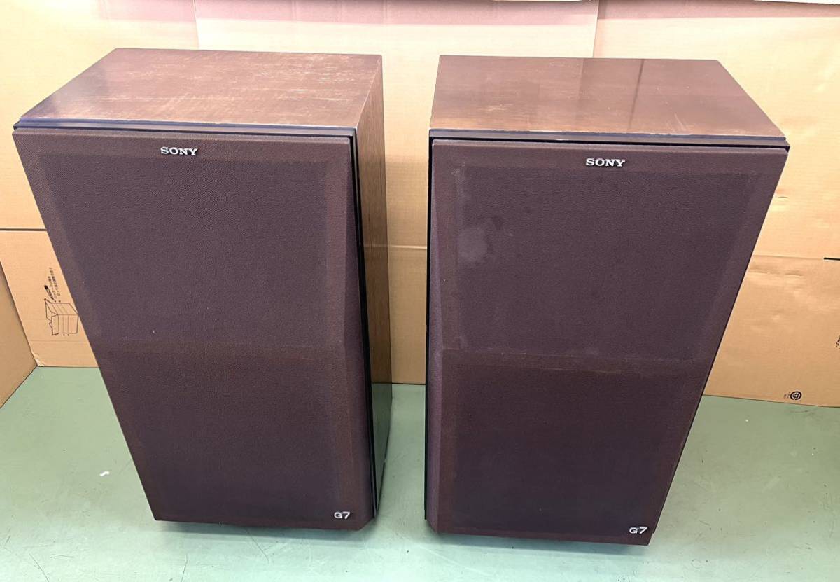 代購代標第一品牌－樂淘letao－ SONY SS-G7 ソニー スピーカー ペア 音響機器 現状品 直接引取限定 S8-1