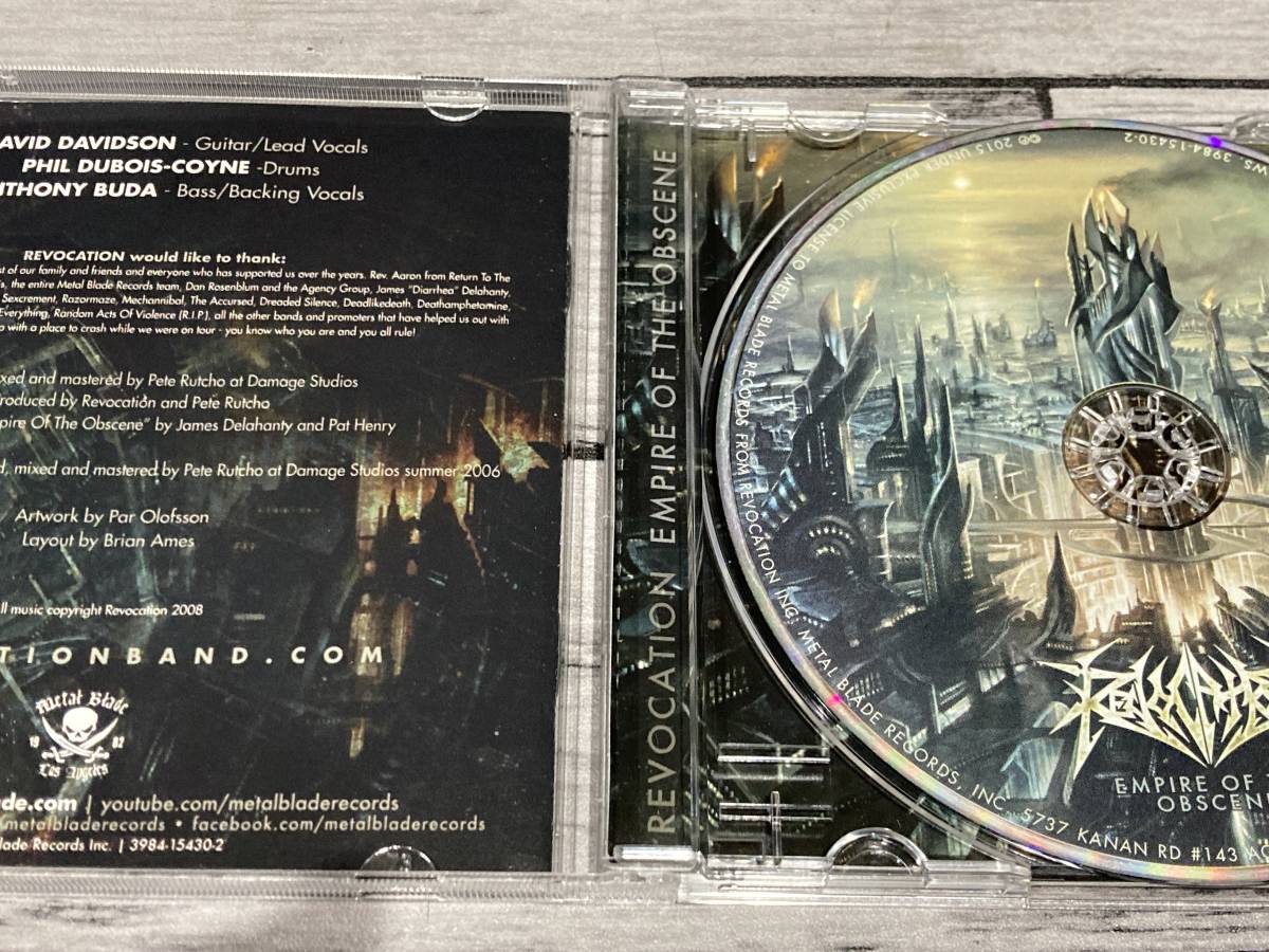 Yahoo オークション デスラッシュ Revocation Empire Of The Obscene