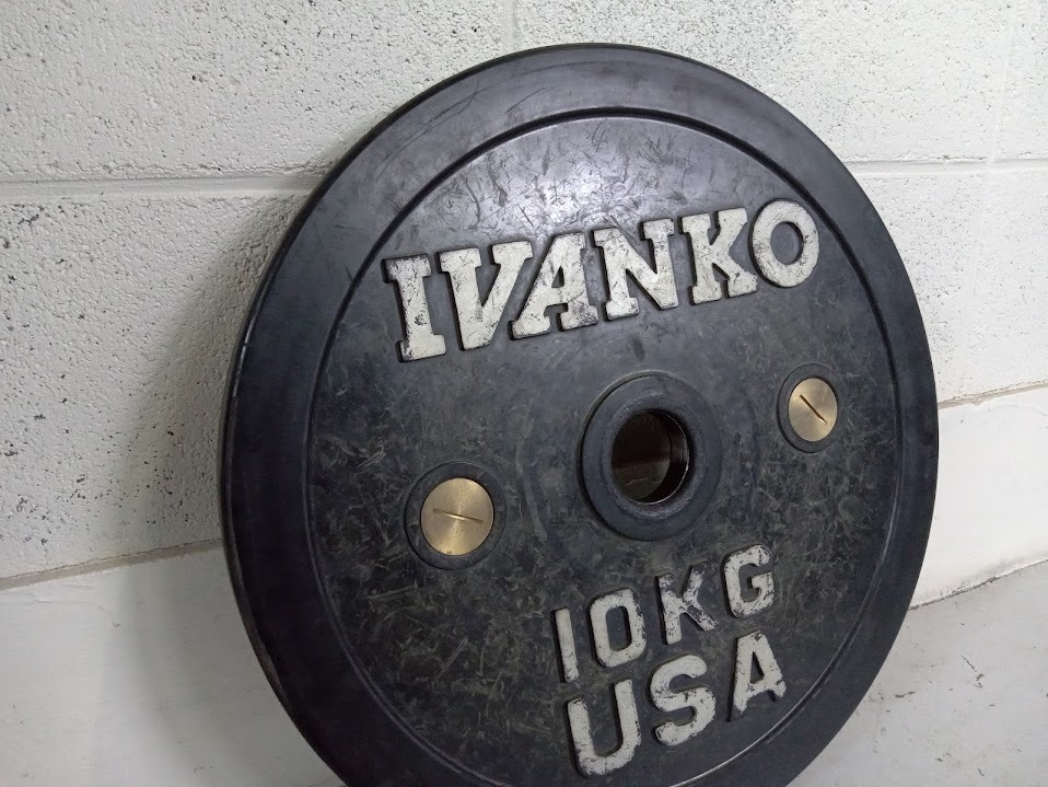 Yahoo!オークション - IVANKO ダンベルプレート 10㎏ ⑤ / ラバープレ...