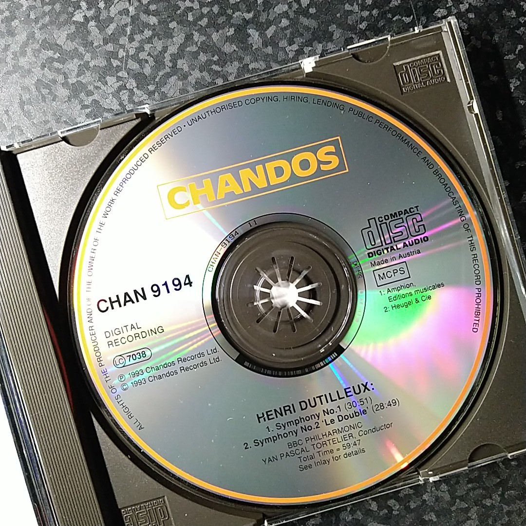 Yahoo!オークション - g【x80円】トルトゥリエ デュティユー 交響曲第1...