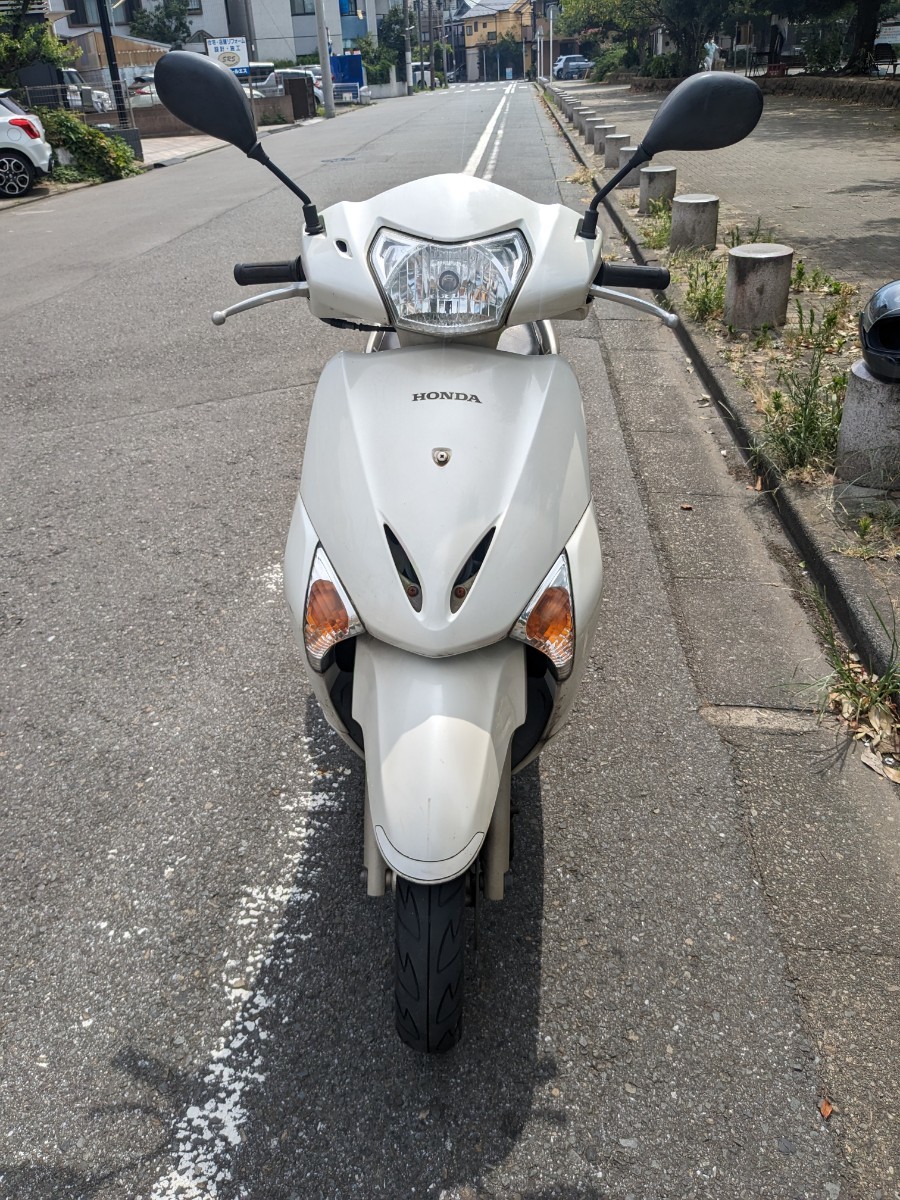 個人出品 ホンダ リード110 Jf19 白 34090km 実働 原付二 倹 リード Pcx シグナス アドレス Jog 51cc