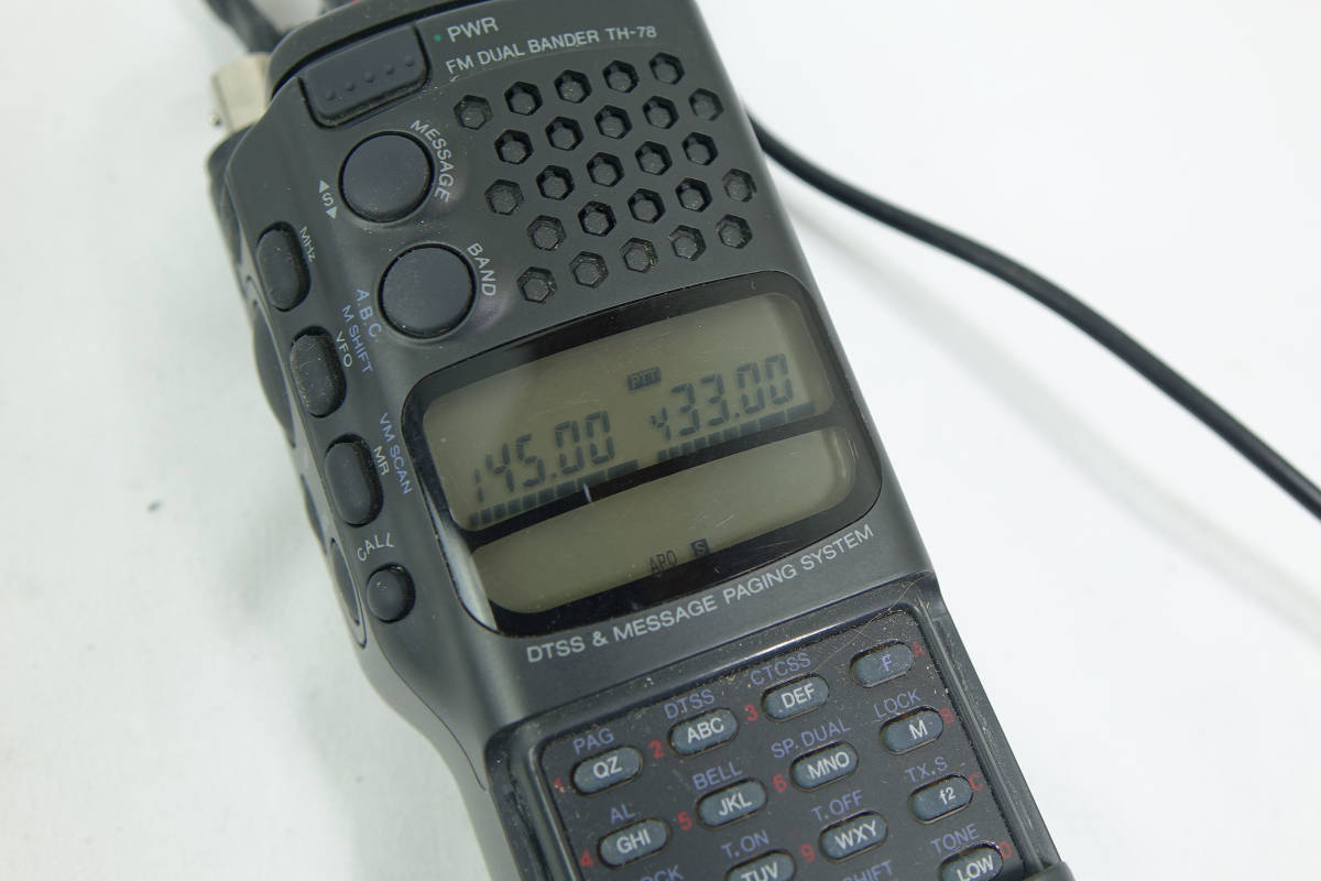 Yahoo!オークション - KENWOOD TH-78 ケンウッド無線機 FMデュアルバン...