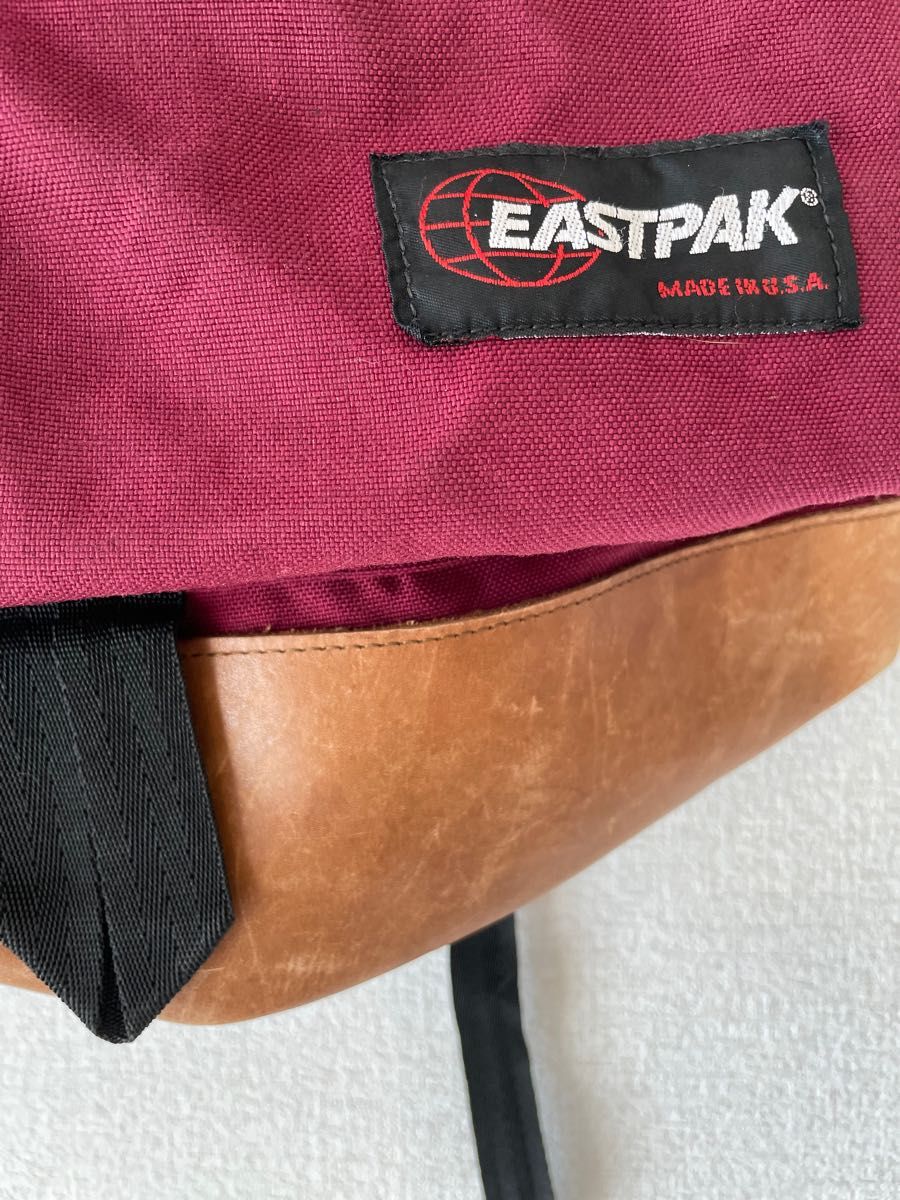 EASTPAK 旧タグ ボトムレザー USA製 イーストパック リュック EASTPAK 旧タグ ボトムレザー USA製 イーストパック リュック