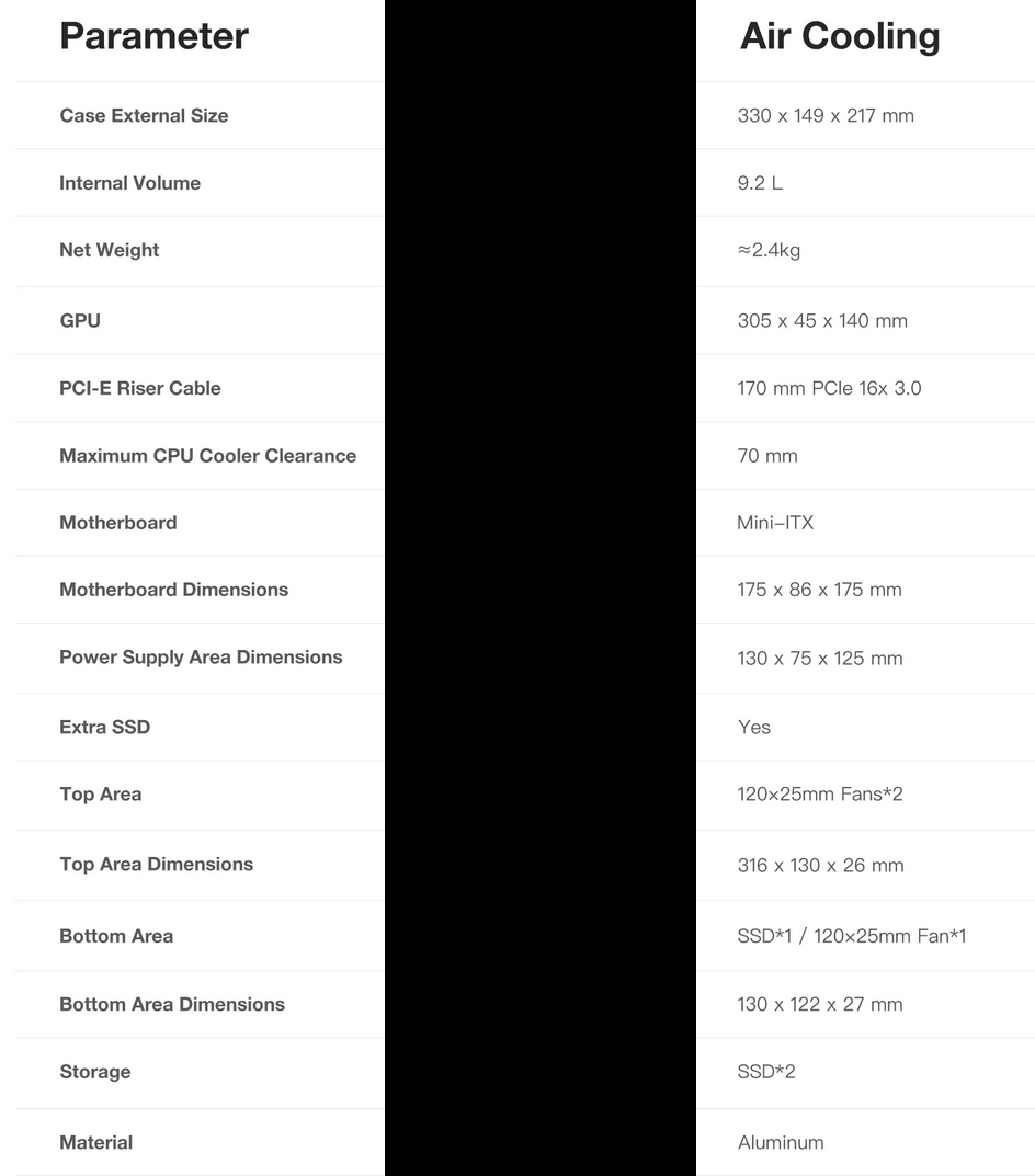 IQUNIX ZX-1 Aluminum Mini-ITX Case Air Cooling PCケース/空冷版/A4(その他)｜売買されたオークション情報、yahooの商品情報をアーカイブ ...