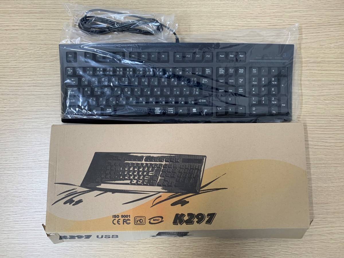 Yahoo!オークション - USBキーボード K297【未使用品】
