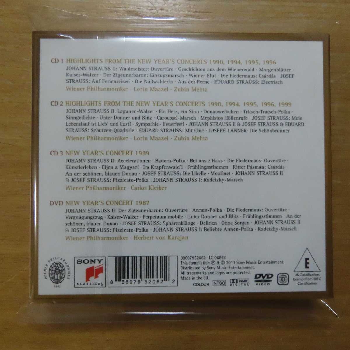 886979520622; 3CD+DVD カラヤン / NEW YEAR'S CONCERTS(クラシック)｜売買されたオークション情報、yahooの商品情報をアーカイブ公開 ...