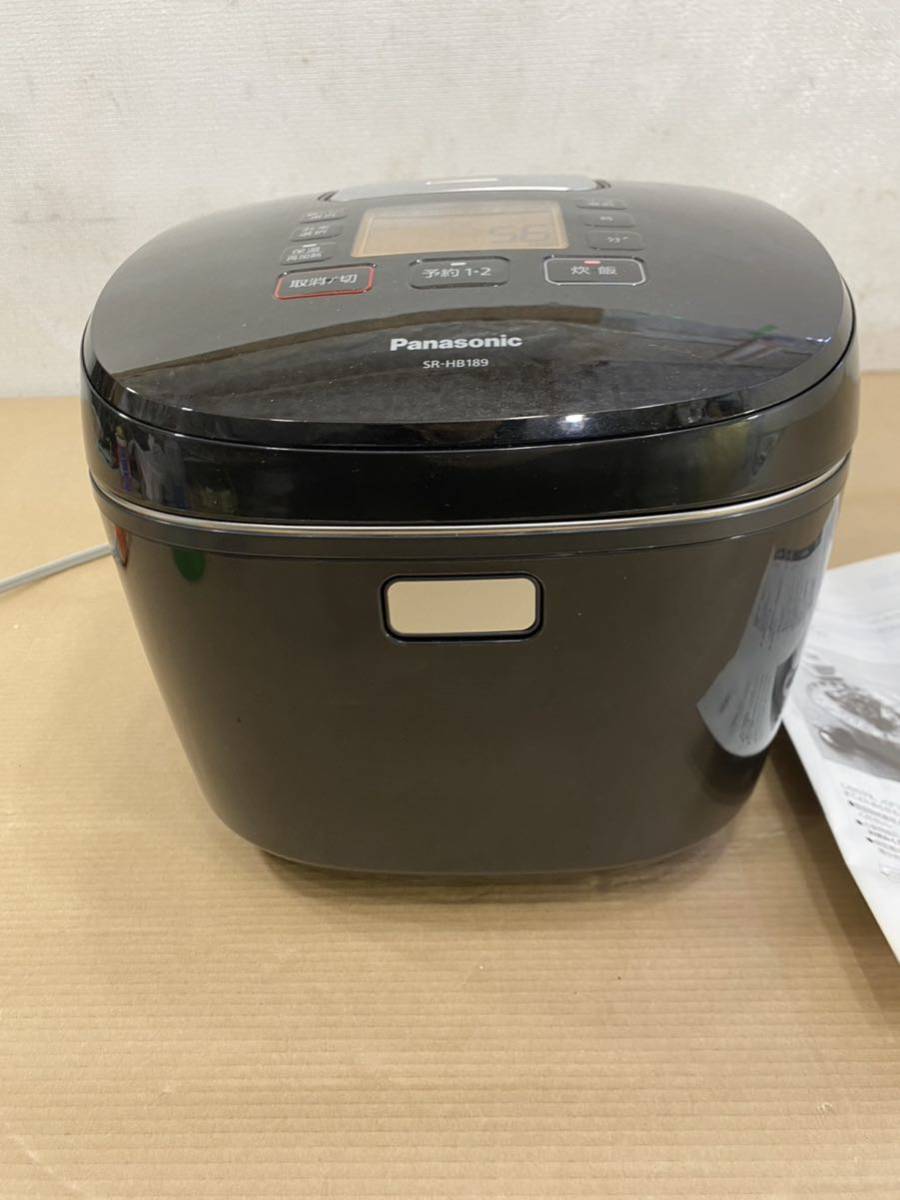 Panasonic パナソニック 炊飯器 SR-HB189 IHジャー炊飯器 1.8L(IH)｜売買されたオークション情報、yahooの商品情報をアーカイブ公開 - オークファン（aucfan ...