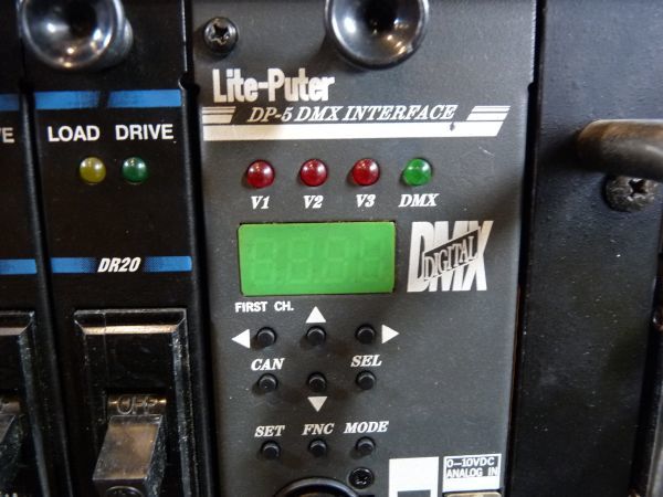 Yahoo!オークション - Lite-Puter DP-5 DX1220 DMX INTERFACE 調光ユニ...